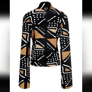 Jackets & Coats | Super Cute Plus Sized Geometric Split Sleeve Jacket ...